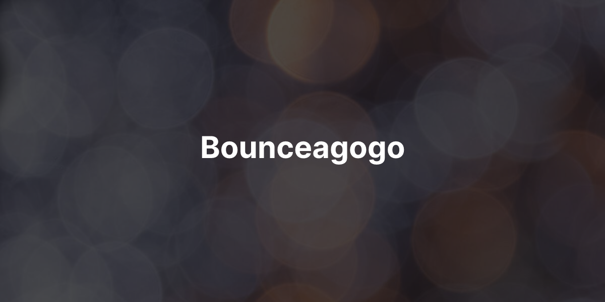 Book Now - Bounceagogo
